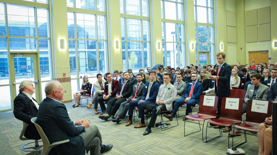 Kevin Johnson, CEO of Starbucks, Visits the Raikes School | Jeffrey S ...